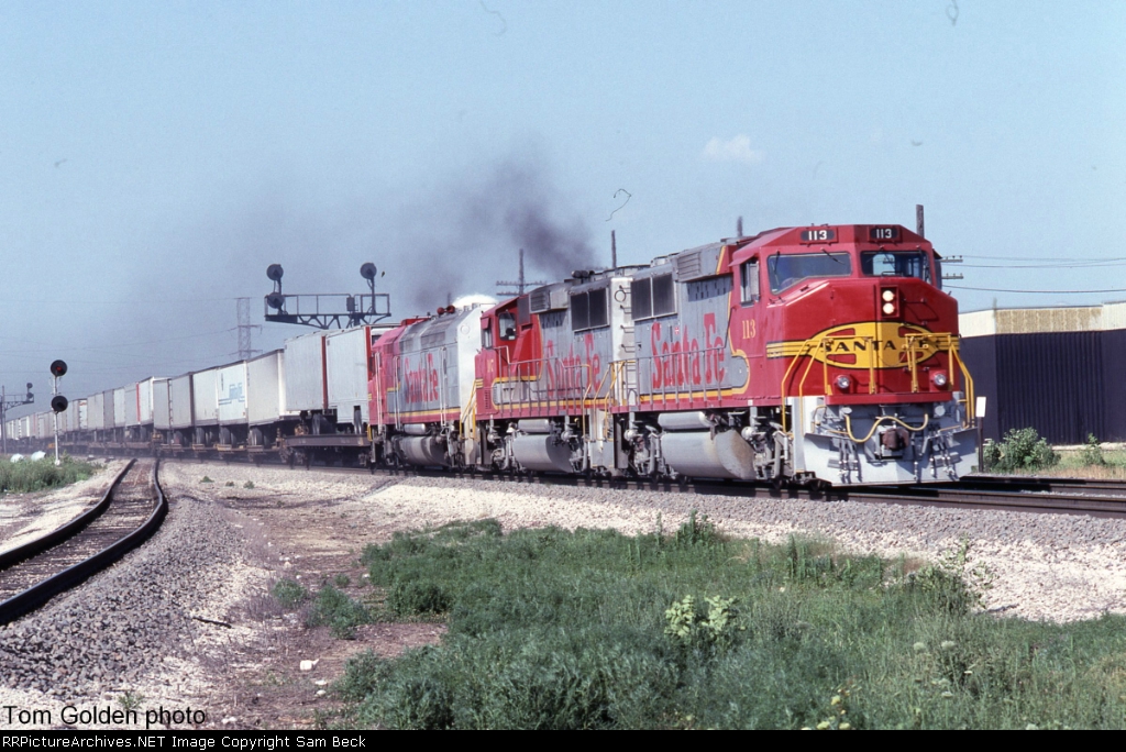 ATSF #199 Led by 113, 107, and 93